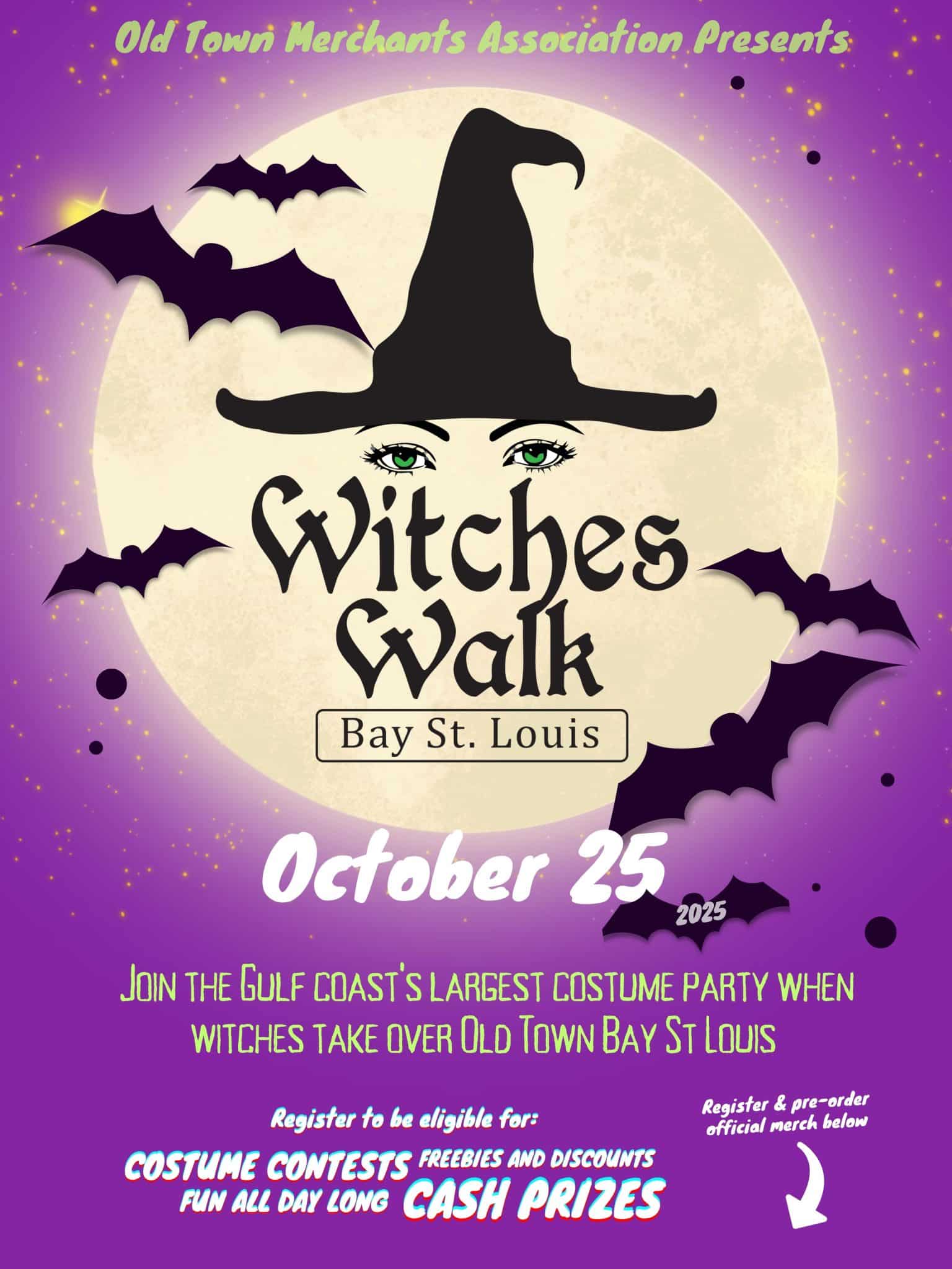 October 2025 Witches Walk - Old Town Bay Saint Louis