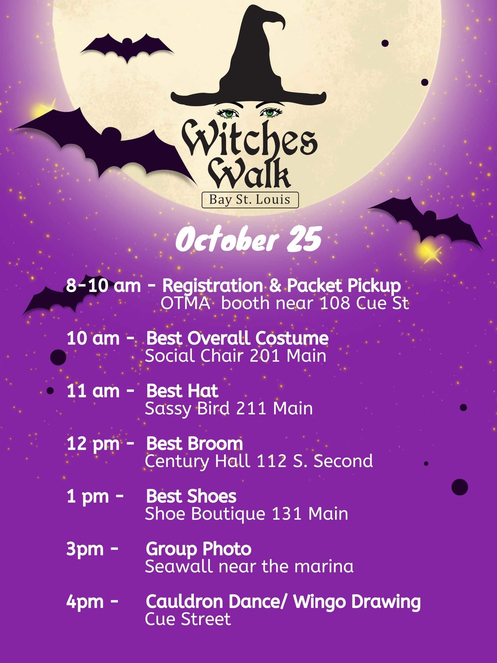 October 2025 Witches Walk - Old Town Bay Saint Louis
